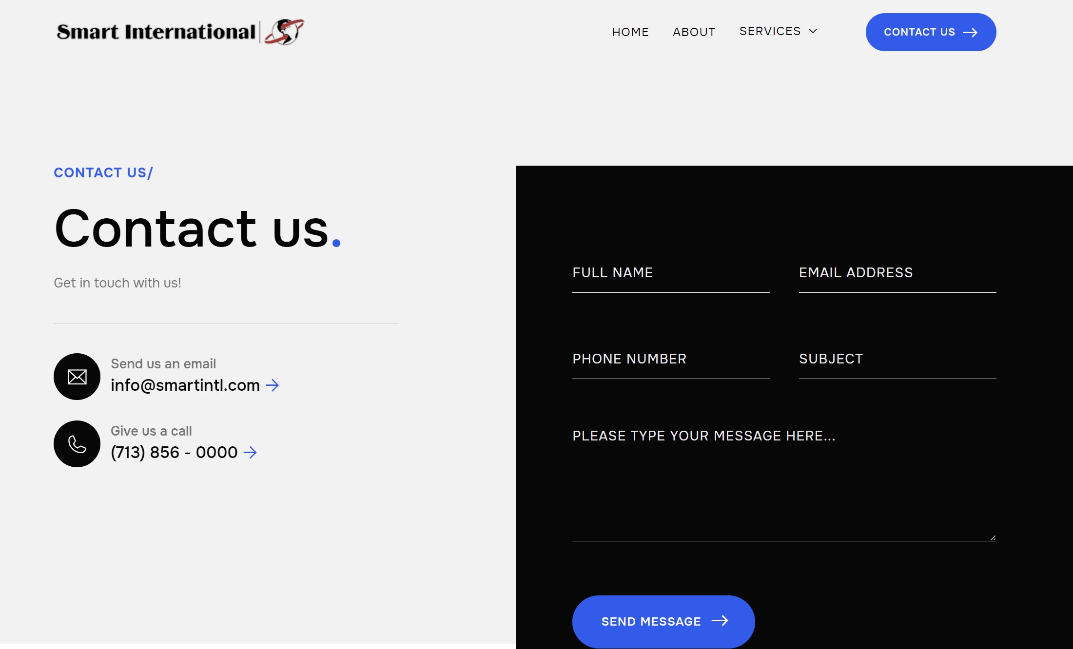 Contact Us - Smart International